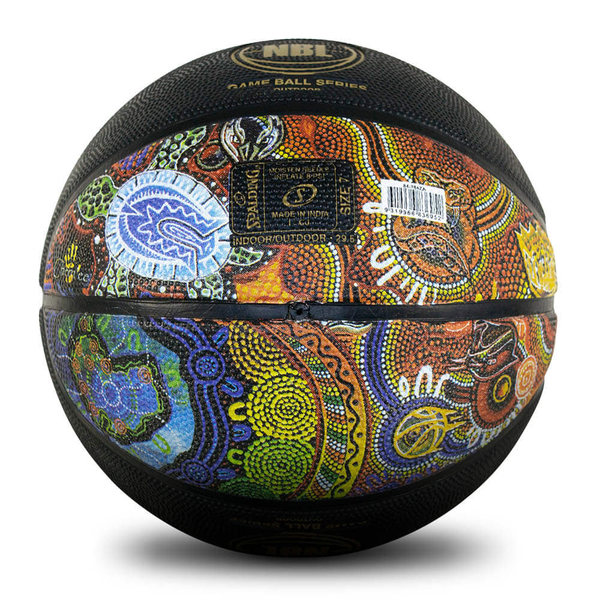 SPALDING NBL OUTDOOR REPLICA INDIGENOUS GAME BALL - Totally Sports & Surf