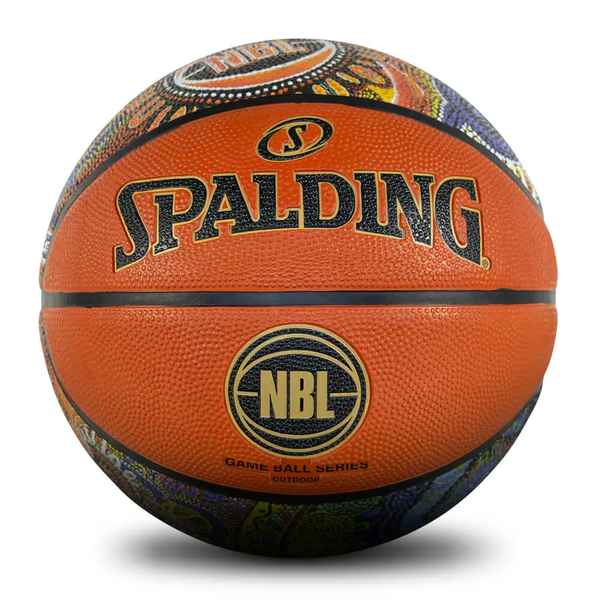 SPALDING NBL OUTDOOR REPLICA INDIGENOUS GAME BALL - Totally Sports & Surf
